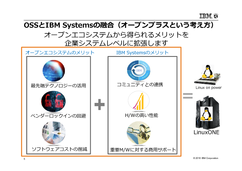 オープンソースビジネス事例資料（日本IBM様）